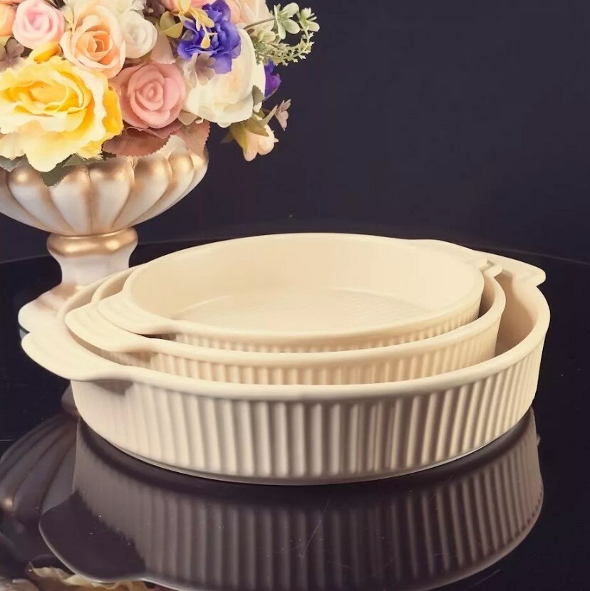 Глубокое блюдо для запекания 21,5см Фарфор 205-813 118-205-813