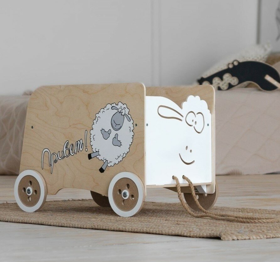 Ящик для игрушек на колесах