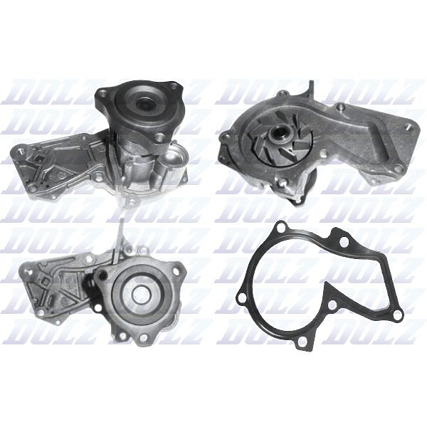 DOLZ F234 насос водяной ford: c-max II 1.5ecoboost 15-, Focus (Фокус) III 1.5ecoboost 14-, Galaxy (Галакси) 1.5ecoboost 15-,