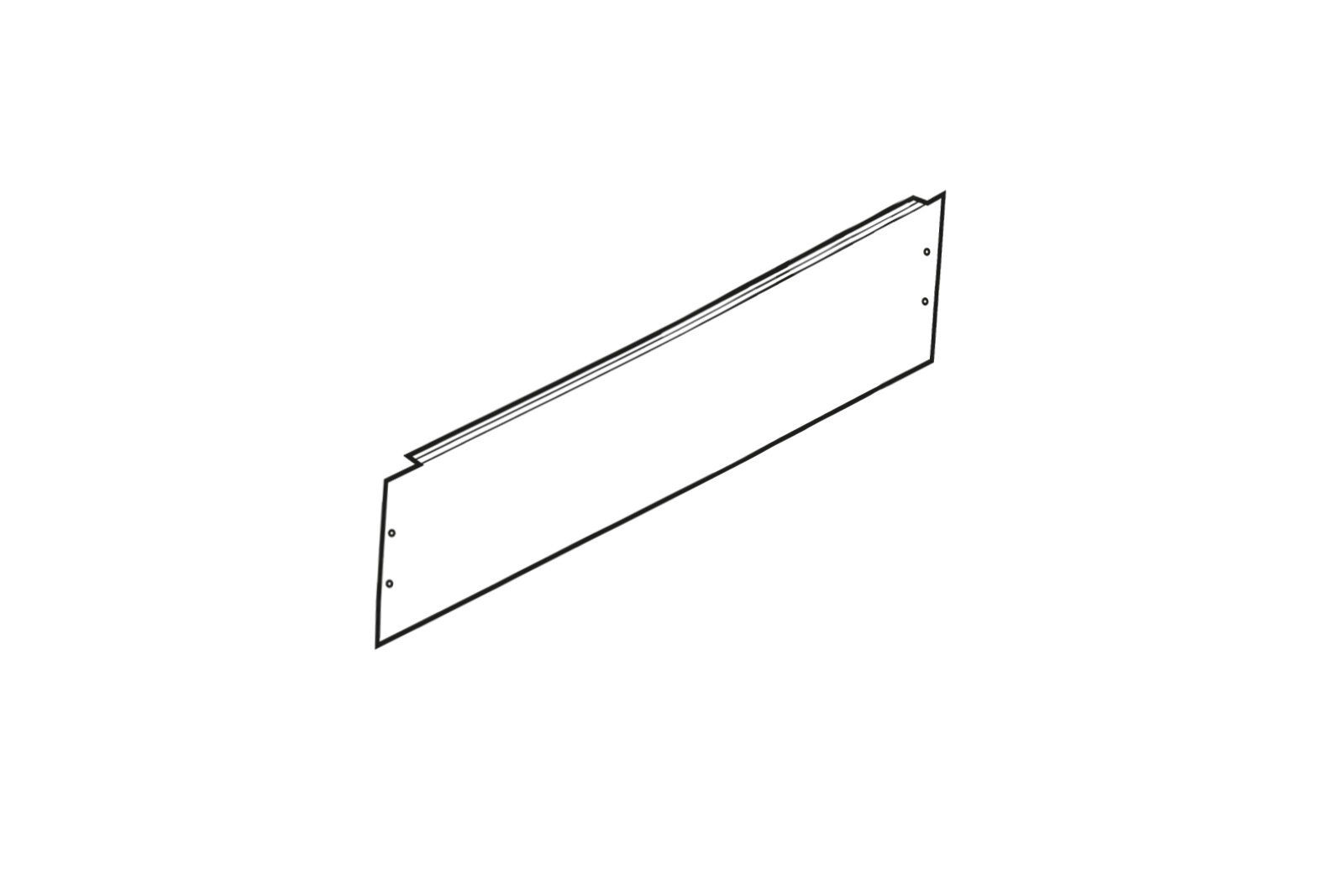 Фальшпанель для ВРУ 200х800 мм глухая TDM ELECTRIC