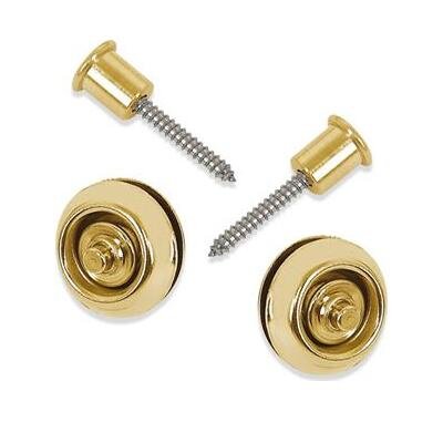 Комплект стреплоков (пара) DUNLOP SLS1402BR FLUSH MOUNT, внутренние, бронза