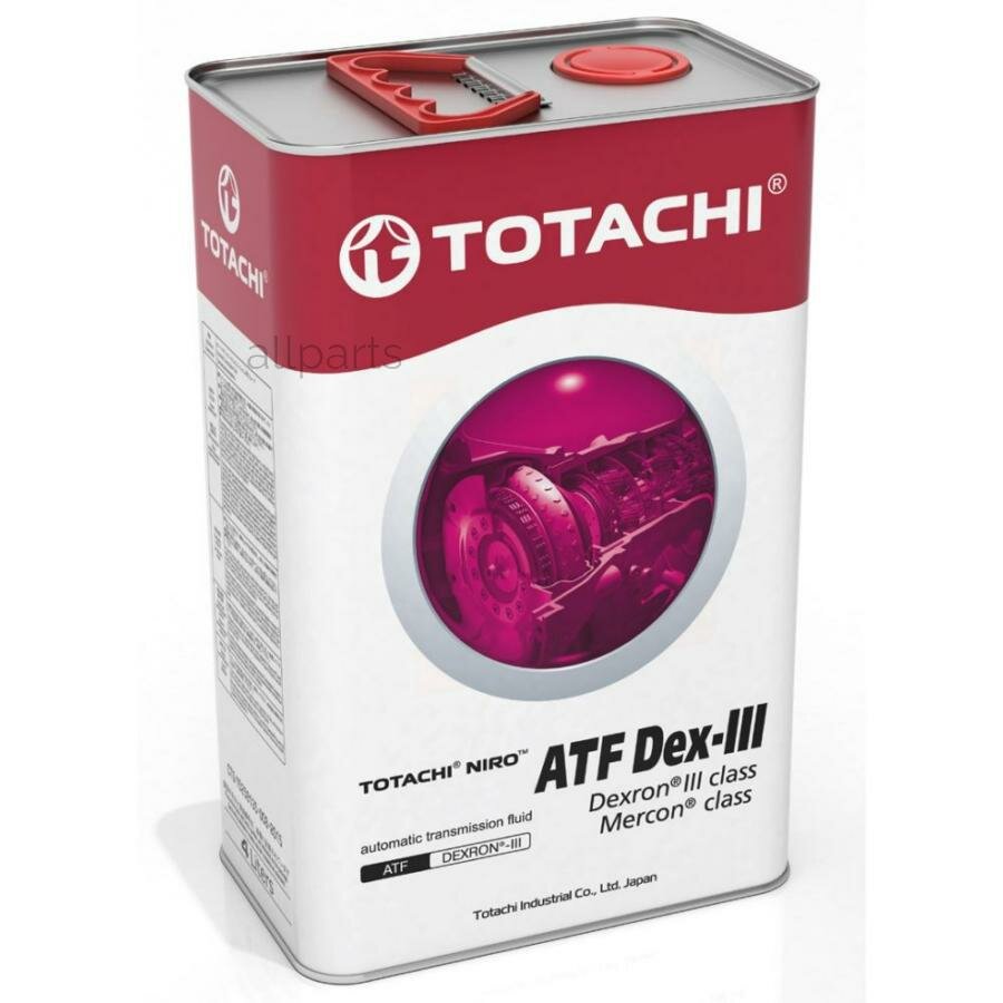 TOTACHI 21204 Масло трансмиссионное TOTACHI ATF Dex III 4 л 21204