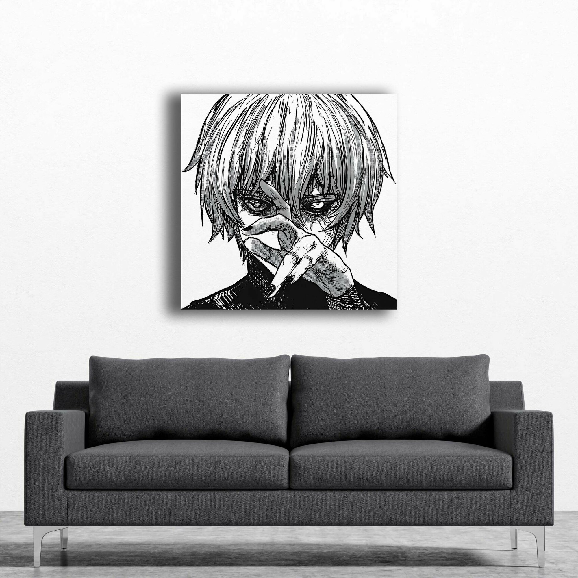 Интерьерная картина на холсте / dead inside / zxc 70*70