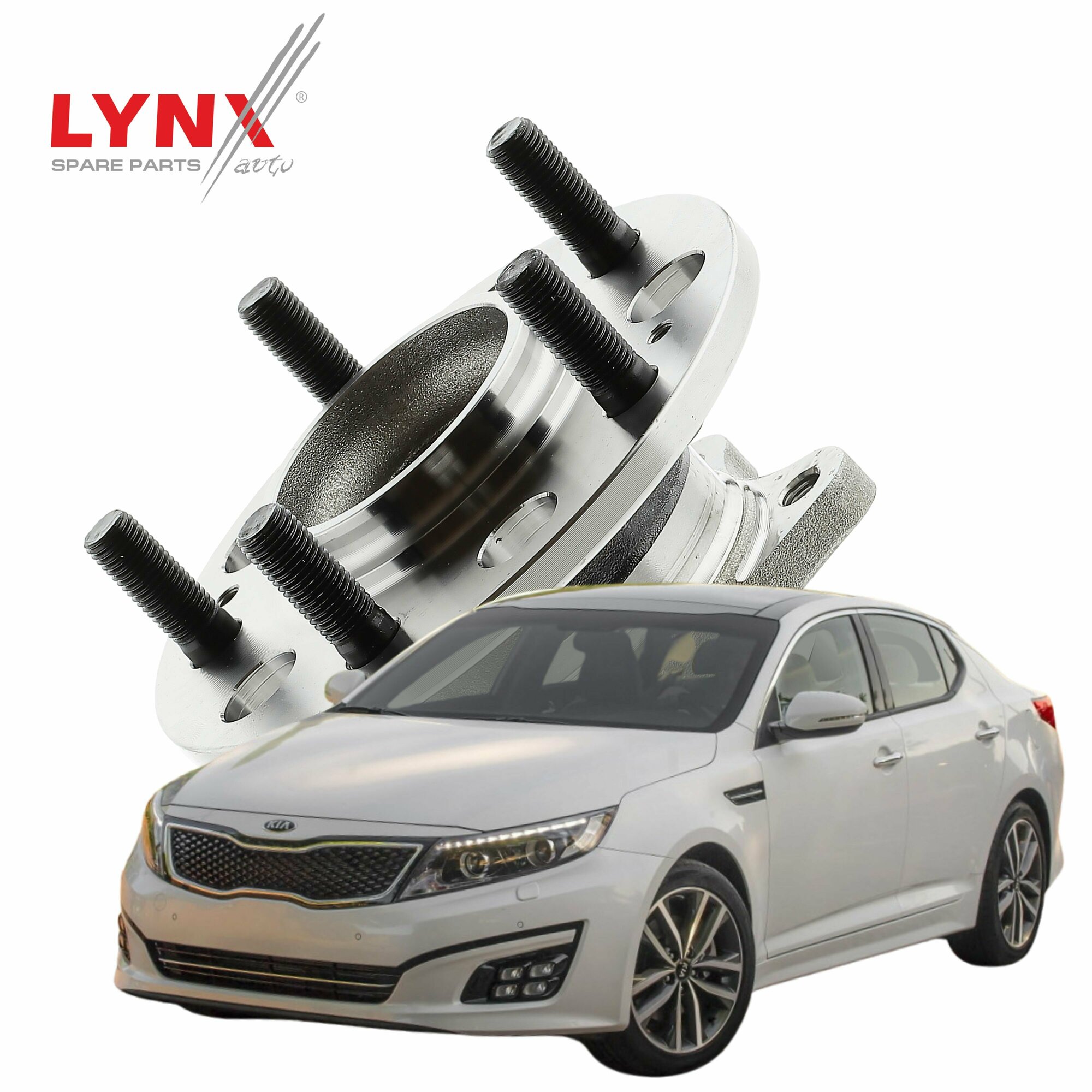 Ступица колеса Kia Optima (3) / Киа Оптима 2010 2011 2012 2013 2014 2015 2016 / задняя, 1шт, LYNXauto