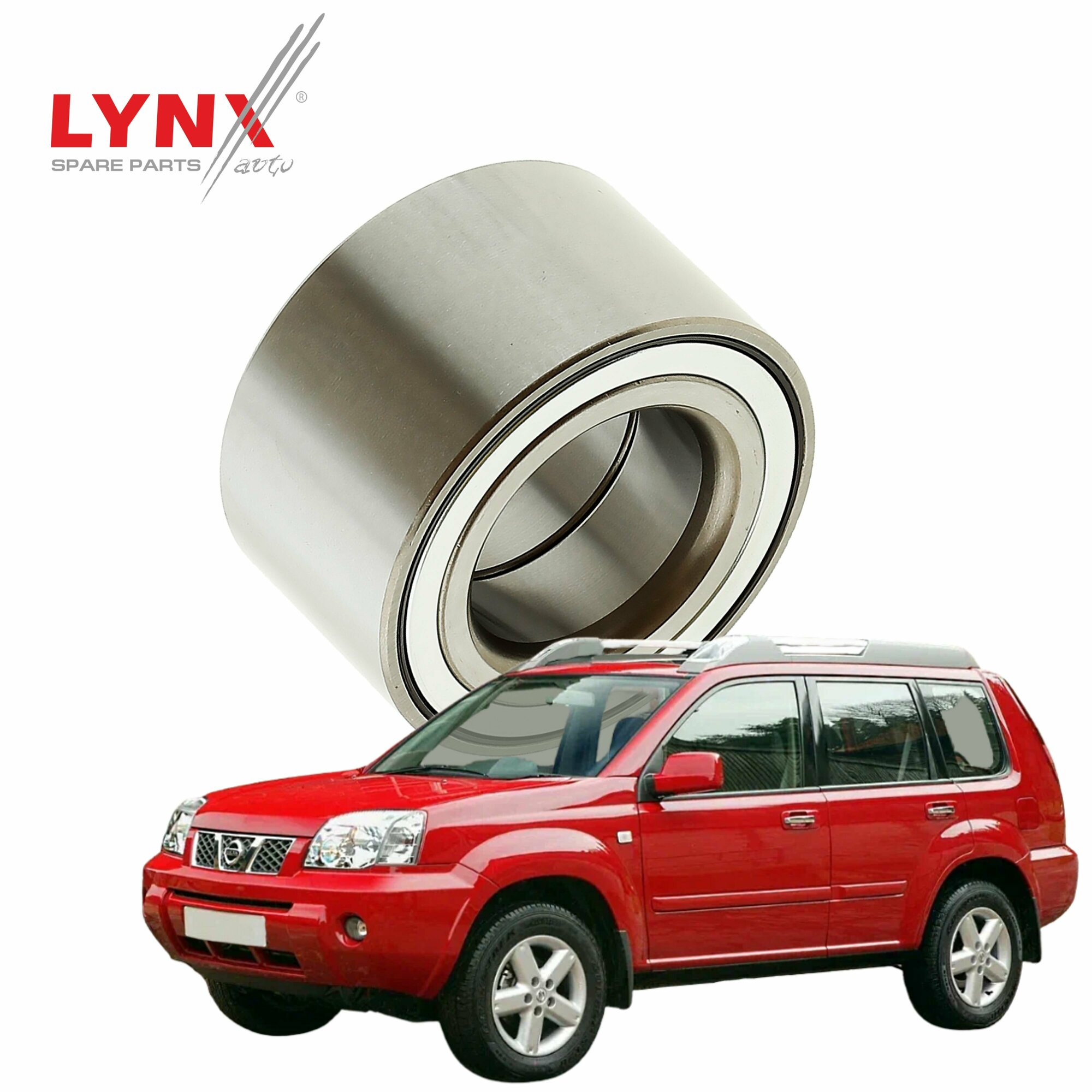 Подшипник ступицы Nissan X-Trail (1) / Ниссан Х-трейл 2000 2001 2002 2003 2004 2005 2006 2007 / задний, 1 шт LYNXauto