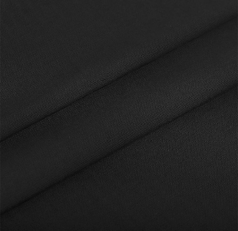 Ткань для шитья и рукоделия Сетка эластичная (стрейч), 150х200 см, черный