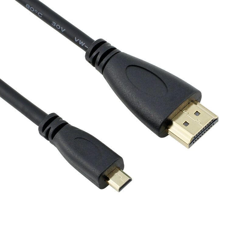 Кабель MyPADS TЕ-14233 HDMI - HDMI Micro - длинна 3М чистая медь черный