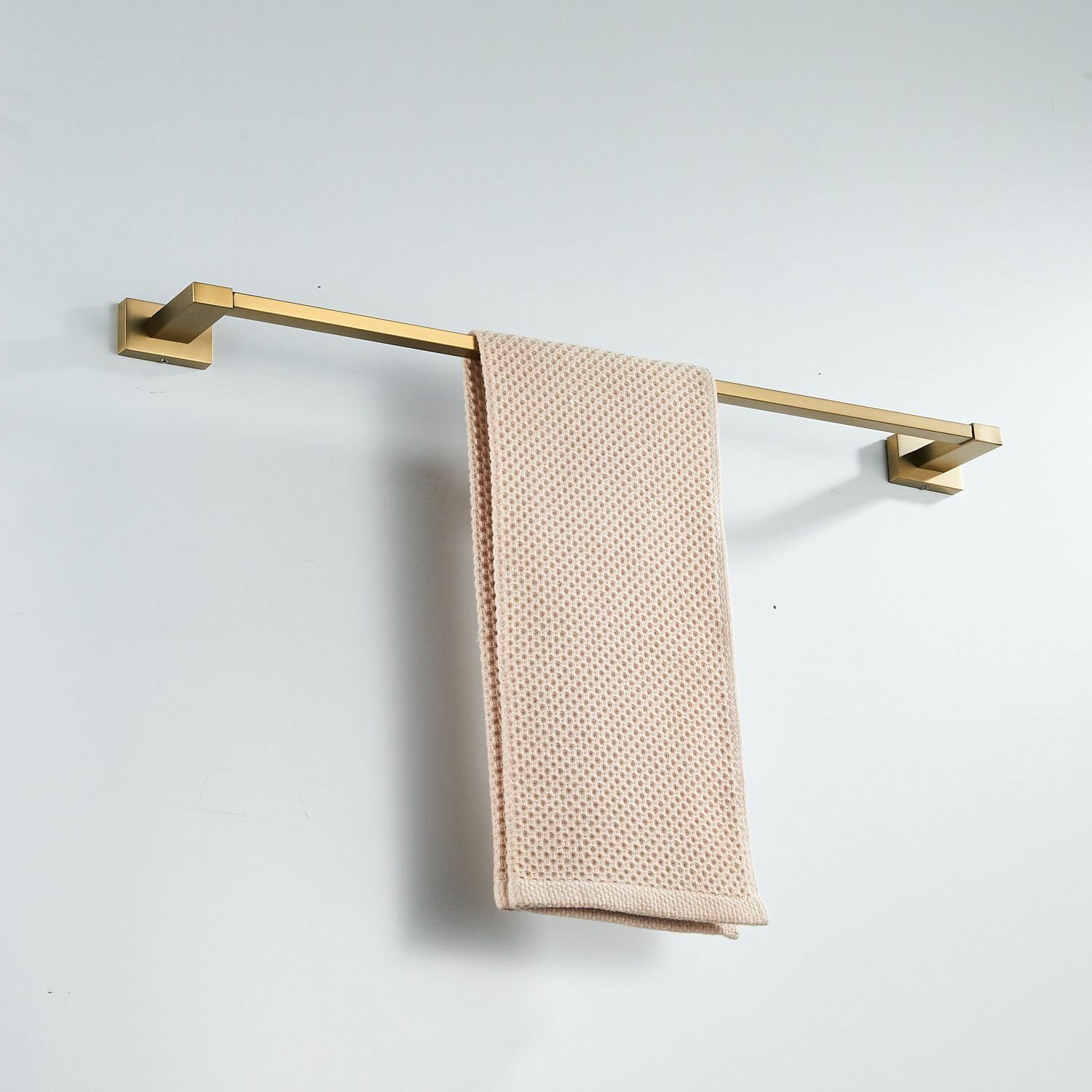 Полотенцедержатель SHEVANIK SG5617G, латунь, прямой, крепление шурупы