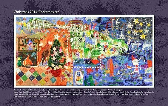 Почтовые марки Гибралтар 2014г. "Рождество" Рождество MNH