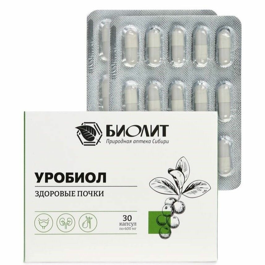 Уробиол, 30 капсул — фото 1