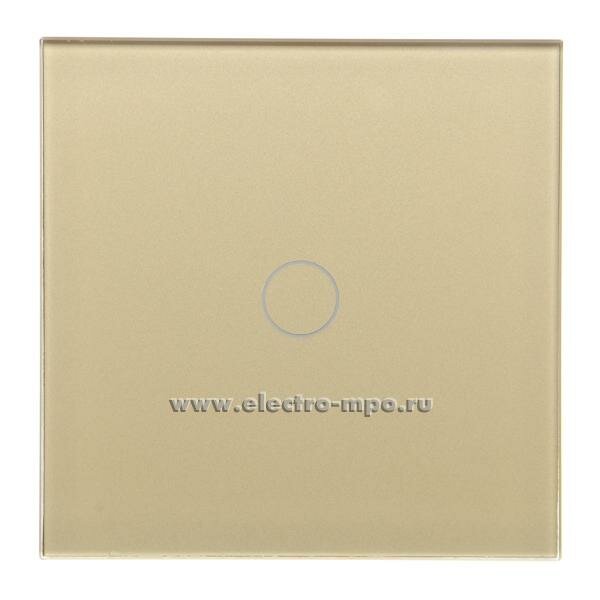 Сенсорный светорегулятор BingoElec M1-RD101G 1кл. 700Вт с функцией ДУ с/п золото