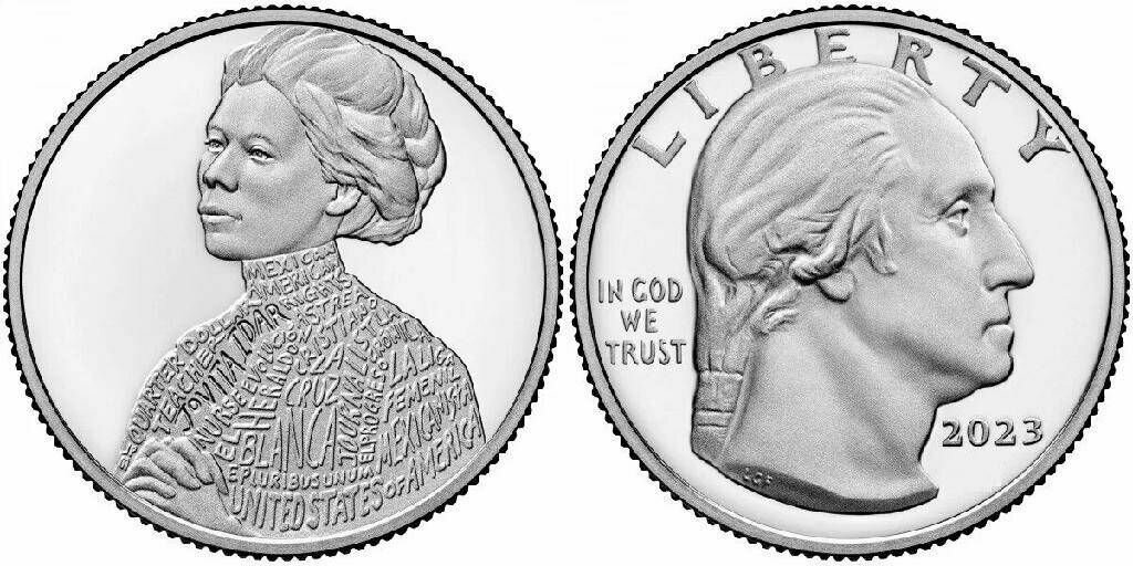 США 25 центов 2023 Американские женщины 9 - Джовита Идар