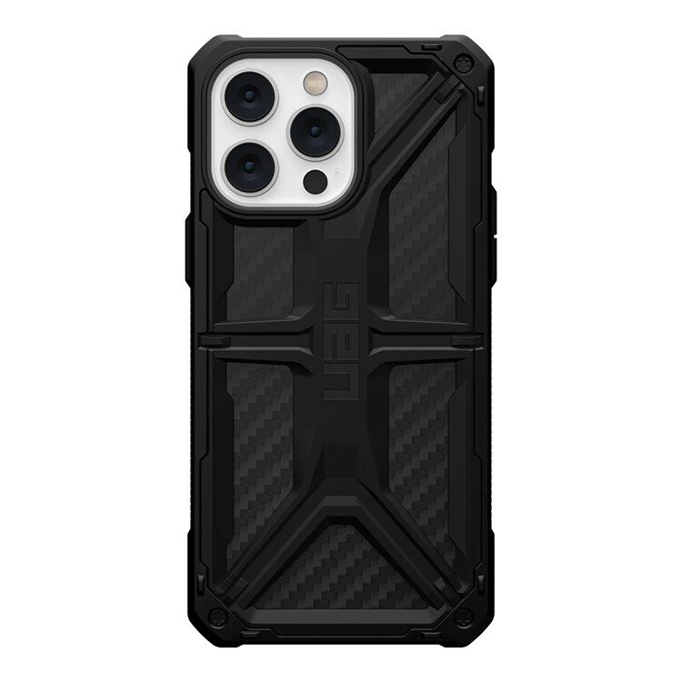 Чехол Urban Armor Gear (UAG) Monarch Series для iPhone 14 Pro, цвет Карбон (Carbon Fiber) (114034114242)