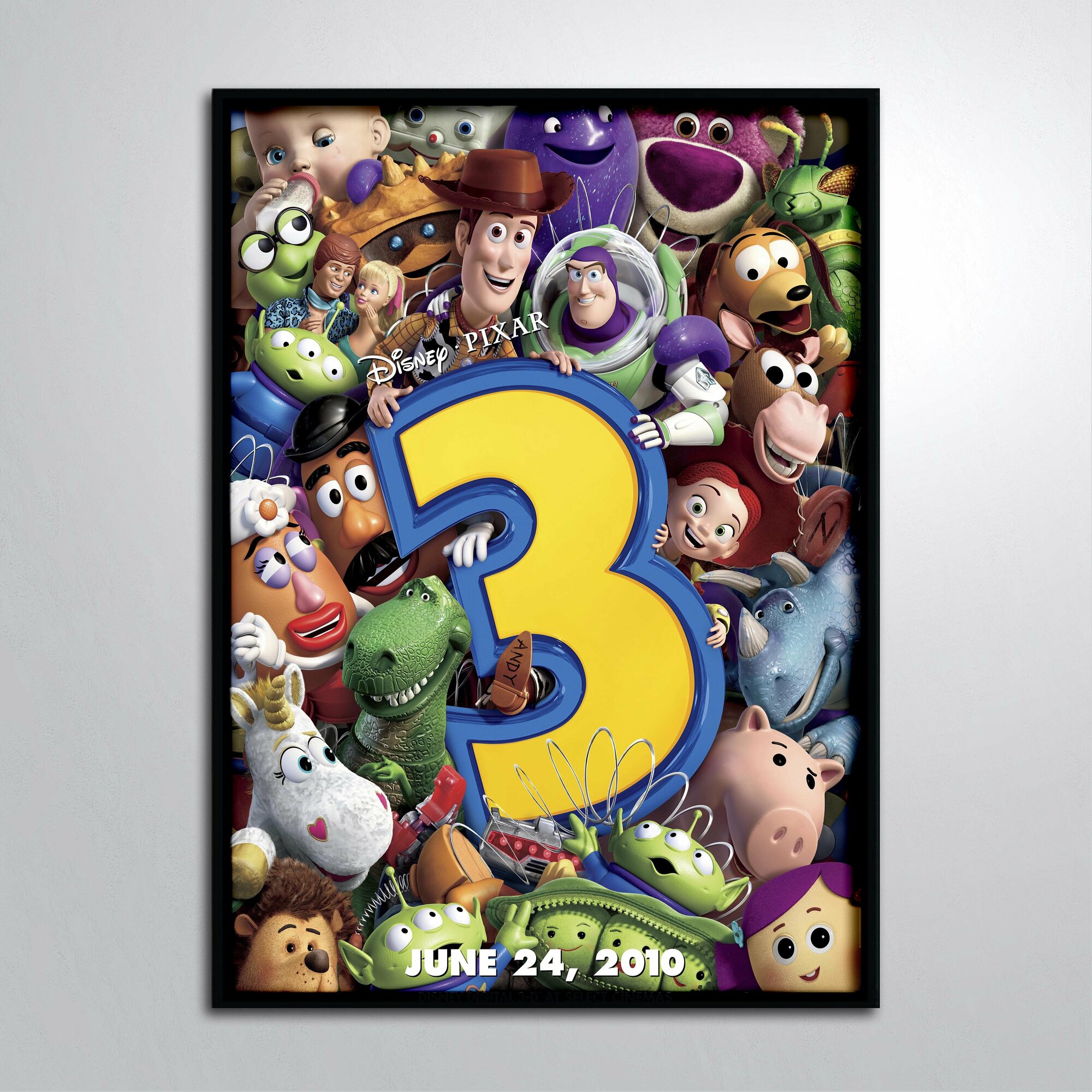 Постер без рамы/История игрушек 3 Все сместе Toy Story