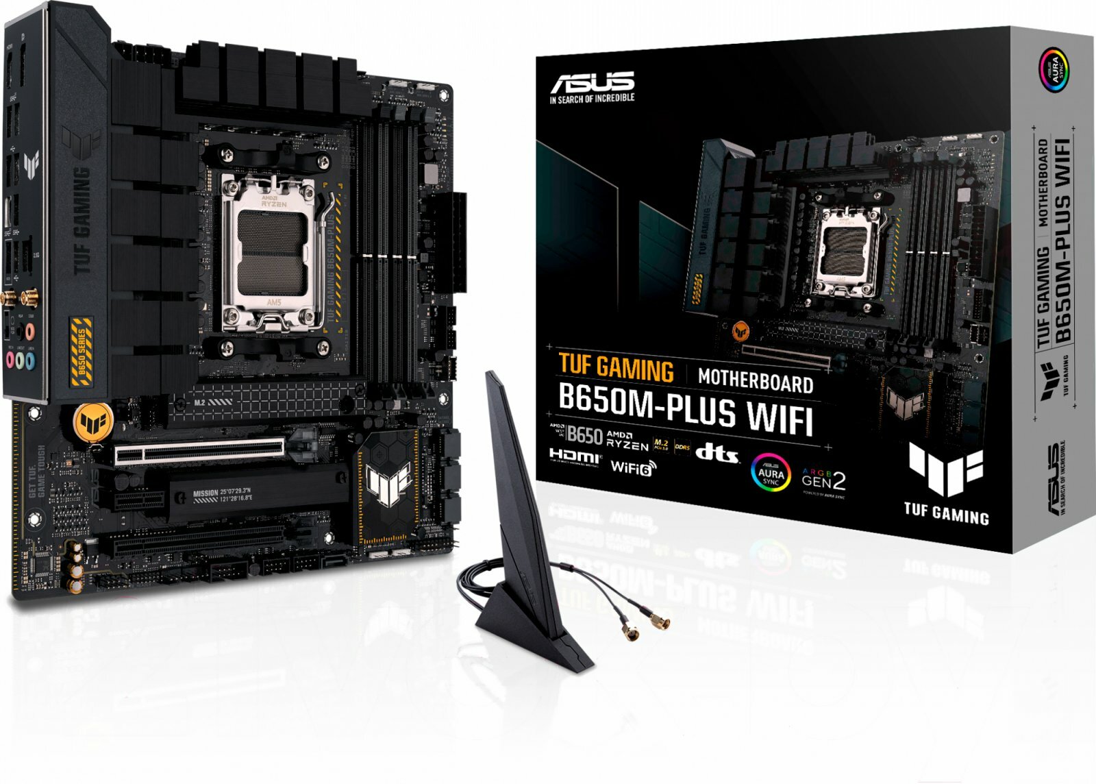 Материнская плата Asus TUF GAMING B650M-PLUS WIFI (AM5, mATX)