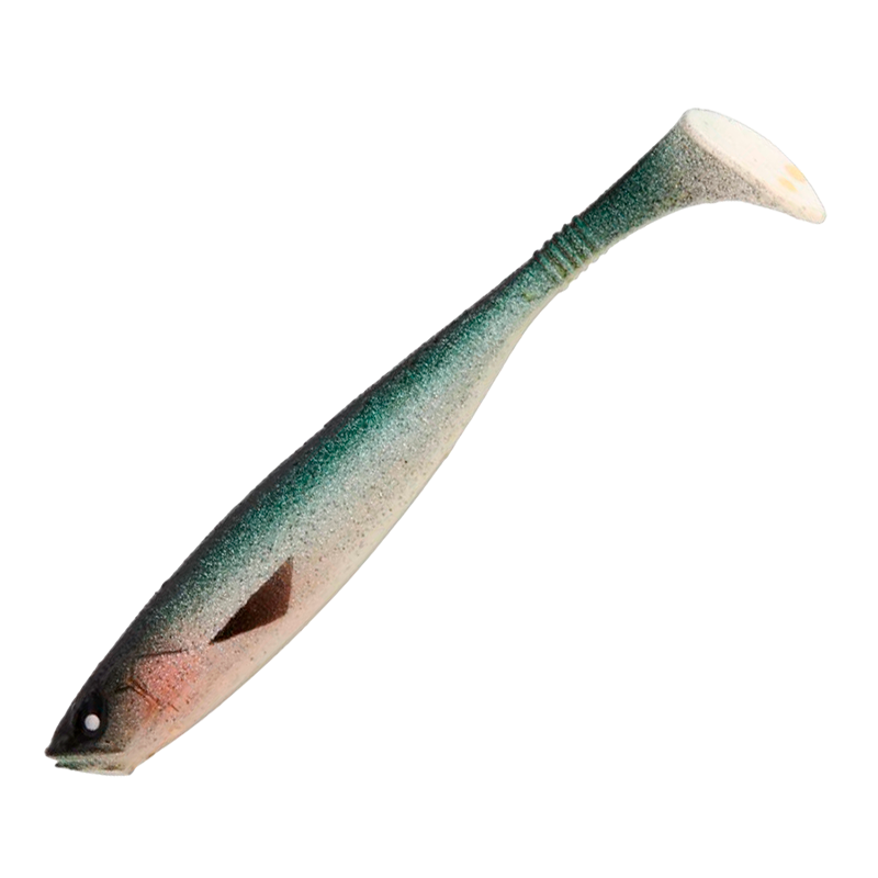 Виброхвост LUCKY JOHN Basara Soft Swim 3D, цвет PG07 - в упаковке 3 шт, размер 6" (15.24 см)