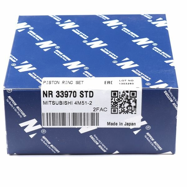 Кольца поршневые Nippon Motors NR-33970-STD Mitsubishi Canter 4M51 OEM ME995113, ME995114, ME995115