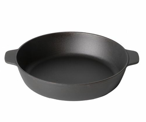 Сковорода-жаровня чугунная термообработанная 340х70 (BONIRON)