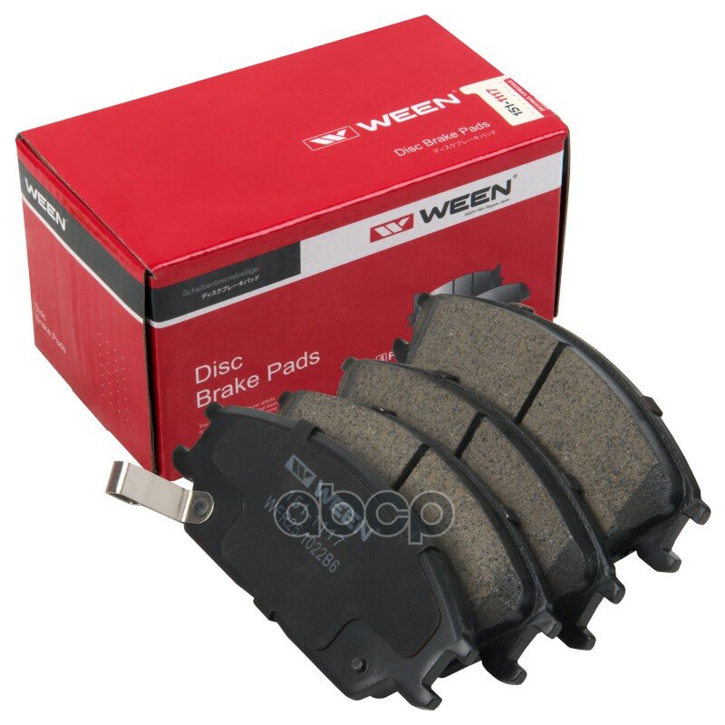 Колодки тормозные дисковые передние Ween арт. 151-1117