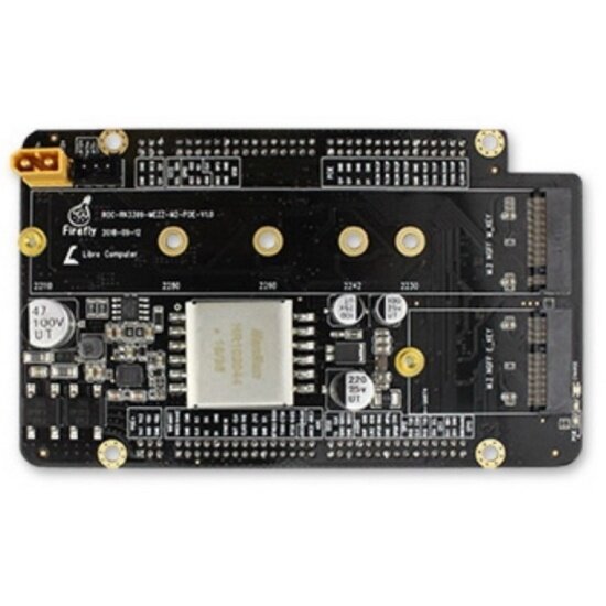 Плата интерфейсная Firefly ROC - RK3399 - MEZZ - M2-POE w/ POE