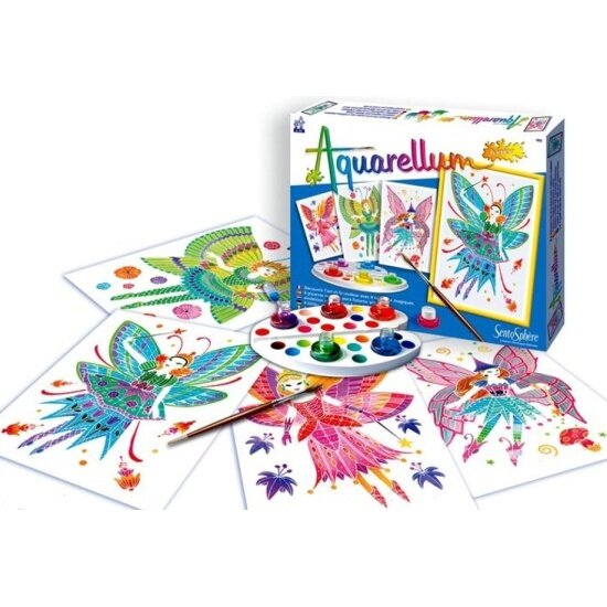 Набор для творчества Sentosphere 672 Акварельная раскраска. Феи