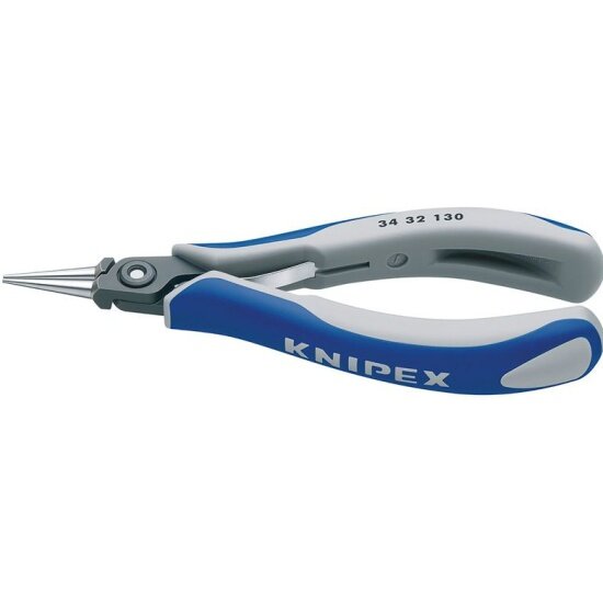 Прецизионные круглогубцы Knipex KN-3432130, для электроники, вороненые 135 mm