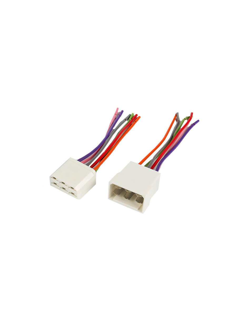 Разъем соединительный 6и-клеммный в сборе комплект 2 штуки