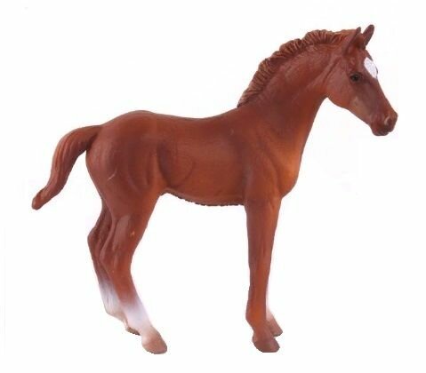 Фигурка Collecta Жеребец чистокровный, каштановый, М 88671b