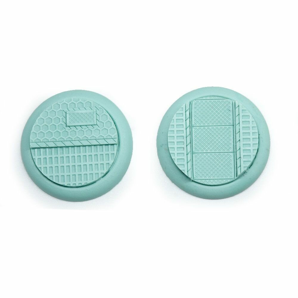 Набор круглых подставок для миниатюр (Вархаммер, Warhammer и пр.) "Tech Bases / Техническая", 40 мм, непокрашенные, 2 шт.