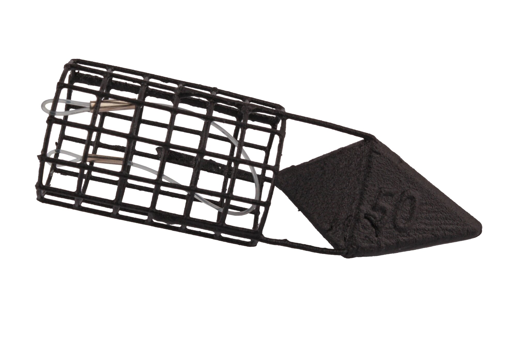 X-Feeder ME Bullet 4K Sport 50 г кормушка, матовый черный, сетчатая решетка grid