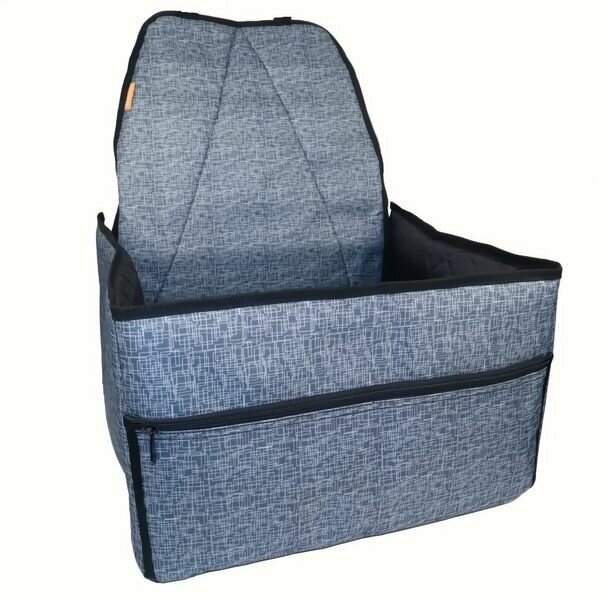 Автокресло для собак на сидение в машину "Практик" 61х44х30см