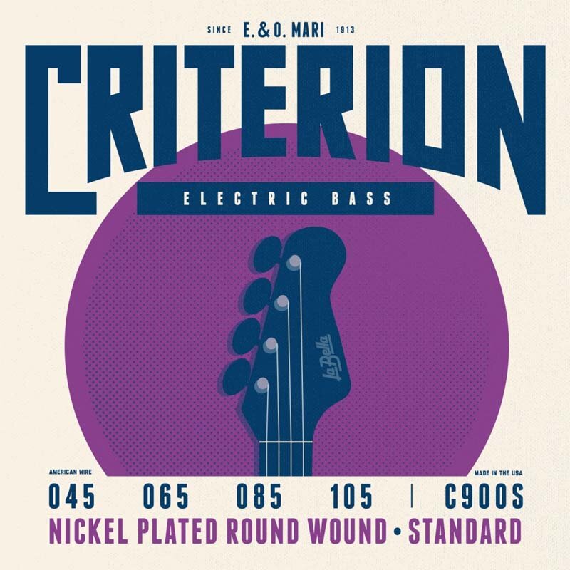La Bella C900S Criterion Nickel Plated Round Wound Standart 45-105