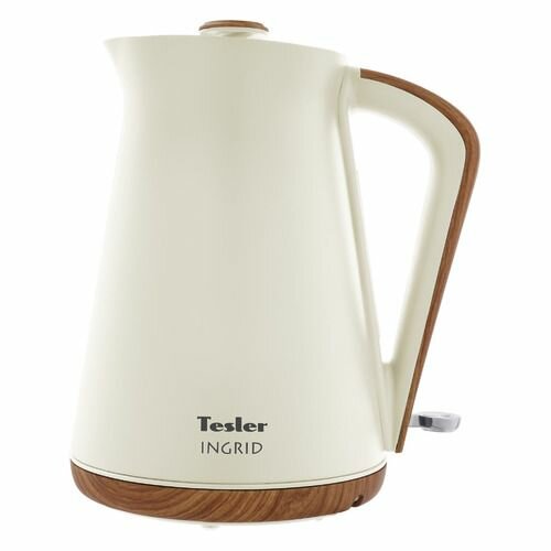 Чайник электрический TESLER KT-1740, 2200Вт, бежевый