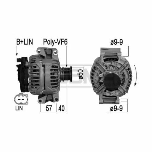 Генератор для автомобиля, ERA 209083 (1 шт.)