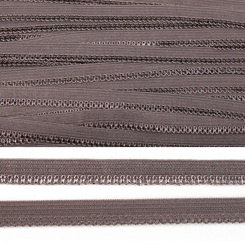 Резинка ажурная бельевая шир.10мм цв.222 шиншила упак.10 м