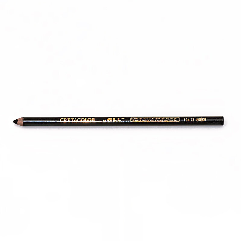 CRETACOLOR' Карандаш по стеклу и пластику средней заточки для точной разметки цвет белый CC194 00 (в ассортименте) - 1 шт.