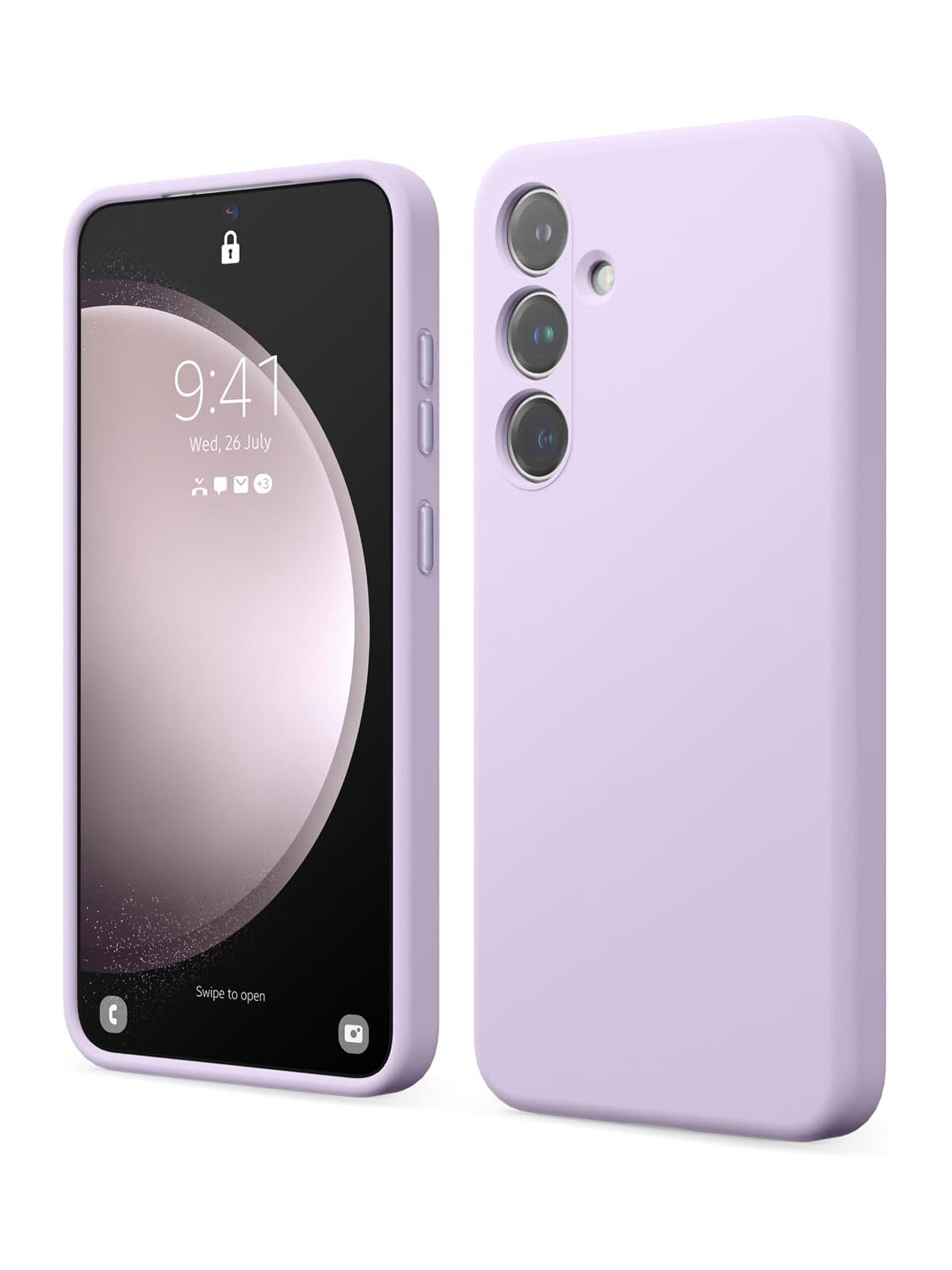 Elago для Galaxy S24+ чехол Soft silicone (Liquid) Lavender