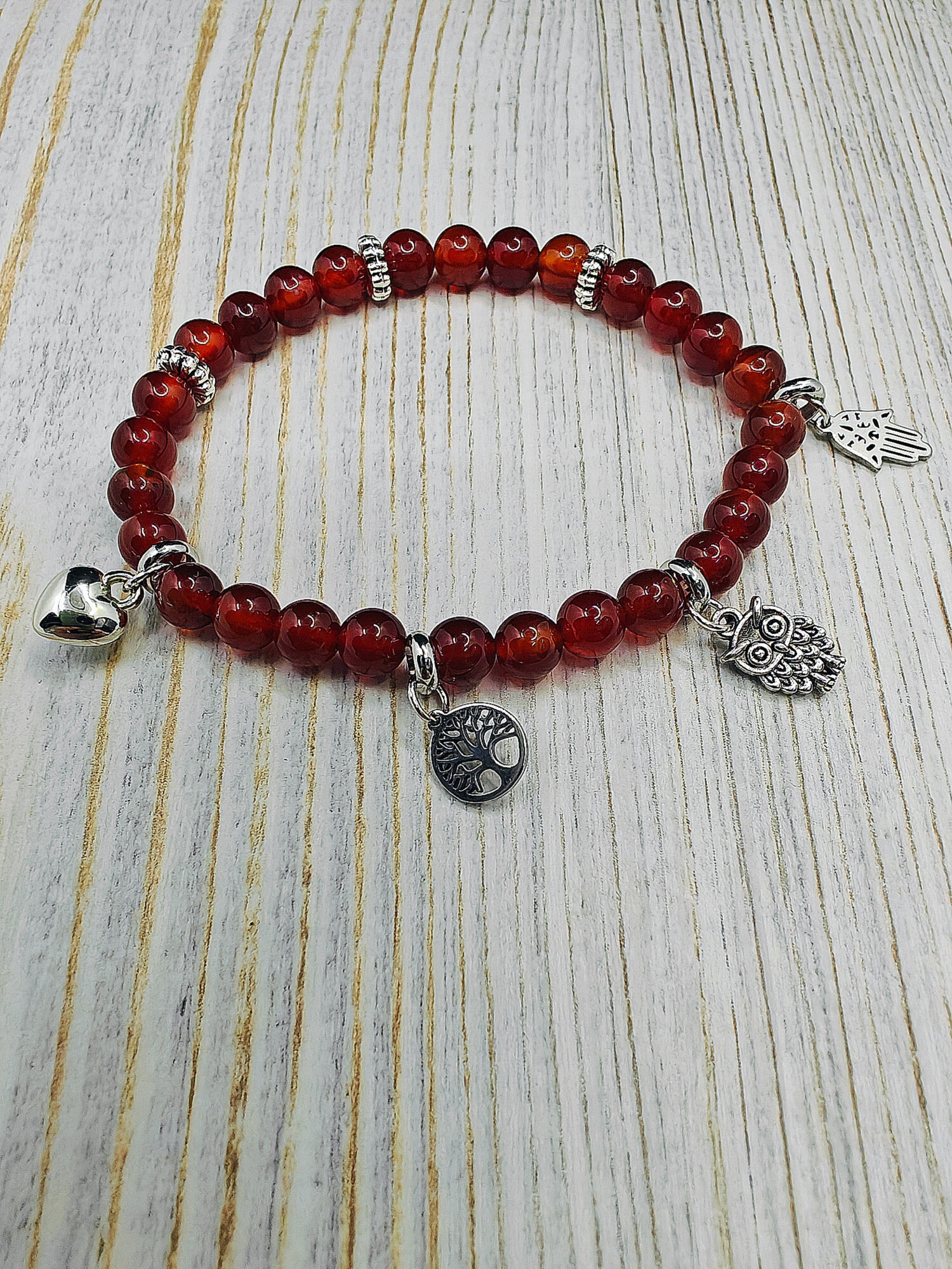 Браслет, сердолик