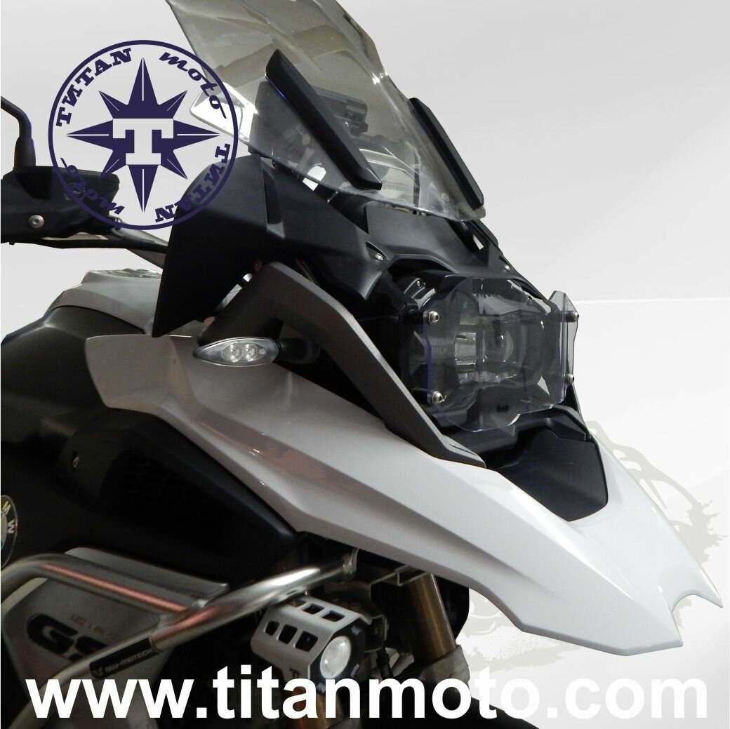 Защита фары прозрачная быстросъемная BMW R1200GS LC, BMW R1250GS. Титаn moto
