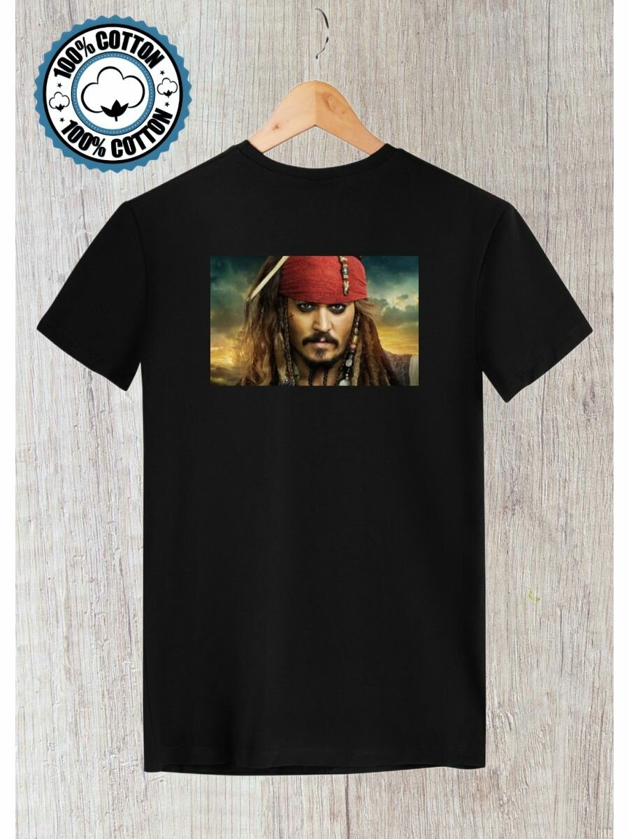 Футболка капитан джек воробей
