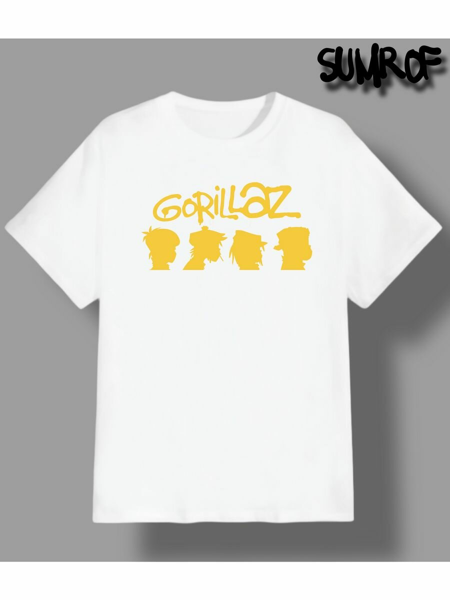 Футболка gorillaz группа