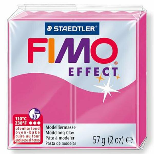 Полимерная глина Fimo Effect 8020-286 красный кварц (ruby quartz) 57 г, цена за 1 шт.