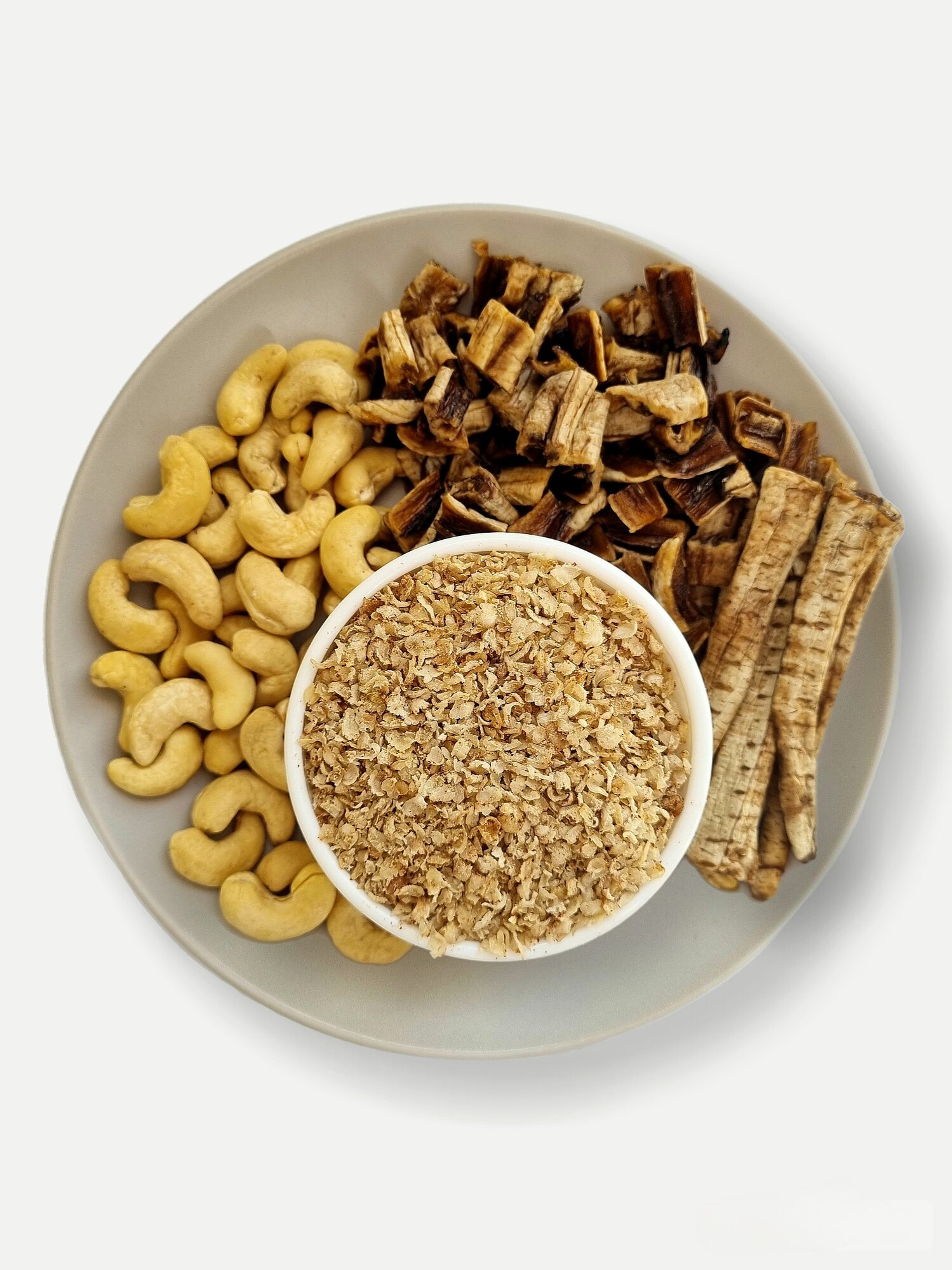 Хлопья из зеленой гречки ecoapple с бананом и кешью, цельнозерновые, без сахара , 220 г