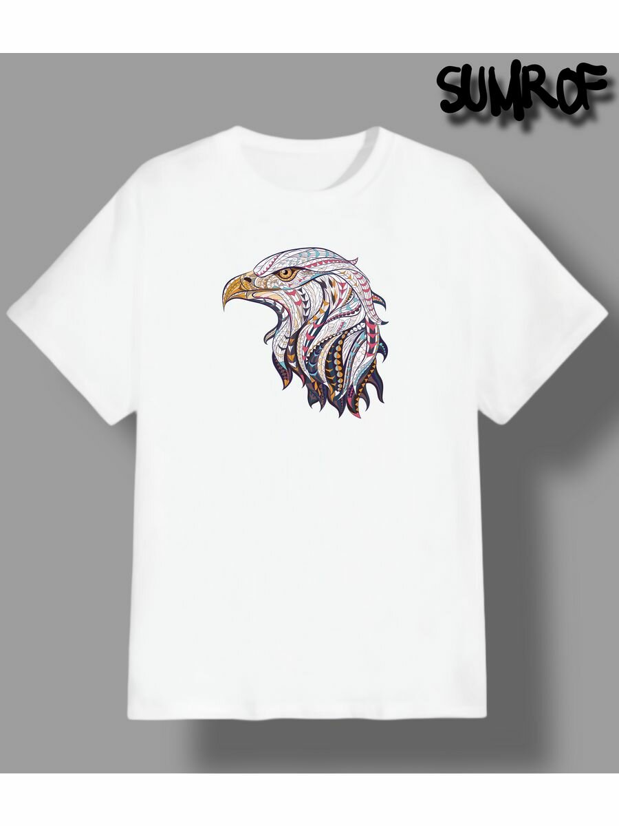 Футболка орел мозайка