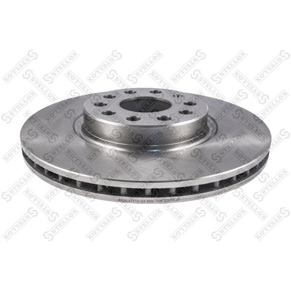 Диск тормозной передний для автомобиля Volkswagen, STELLOX 6020-47115V-SX (1 шт.)