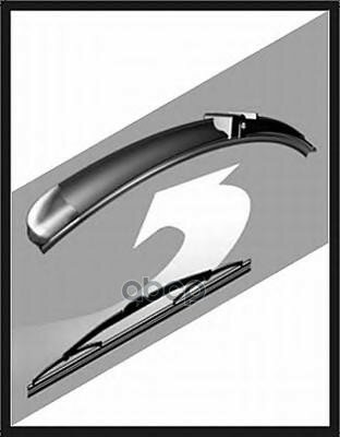 Щетка Стеклоочистителя Wb 92, Front / Страна Пр-Я Be / HELLA арт. 9XW 864 077-801