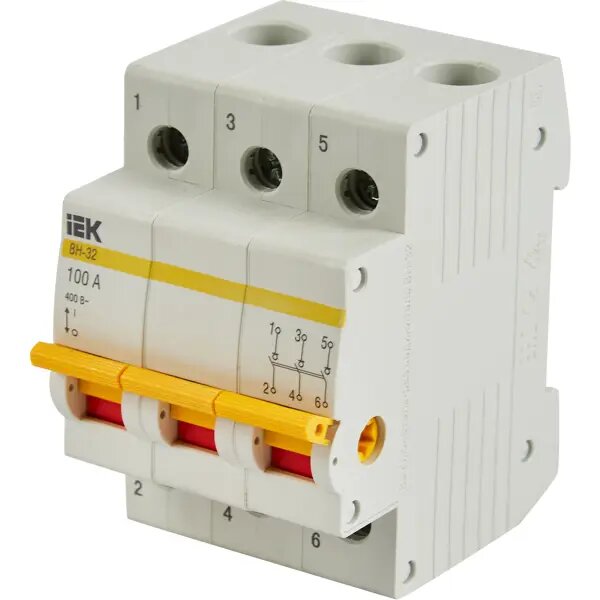Автоматический выключатель IEK ВН-32 3P 100 А