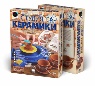 Фантазер Набор Студия керамики №1 1 кг кофейный сервиз 218003-FF15 для дома и подарка