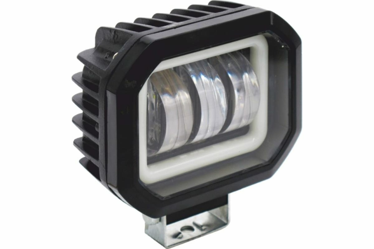 Вымпел WL-515 Светодиодная фара неон с прямоугольным ободом, 3 LED, 30 Вт для мотоциклов