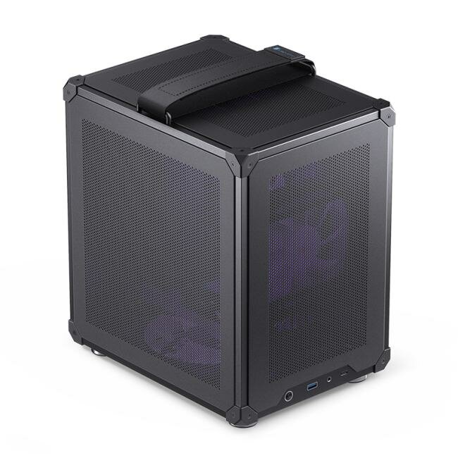 Minitower JONSBO C6 Handle Black MicroATX без БП